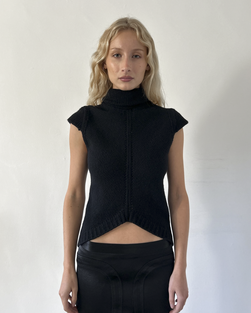 Atsuro Tayama Open Mock Neck Sweater – Felt